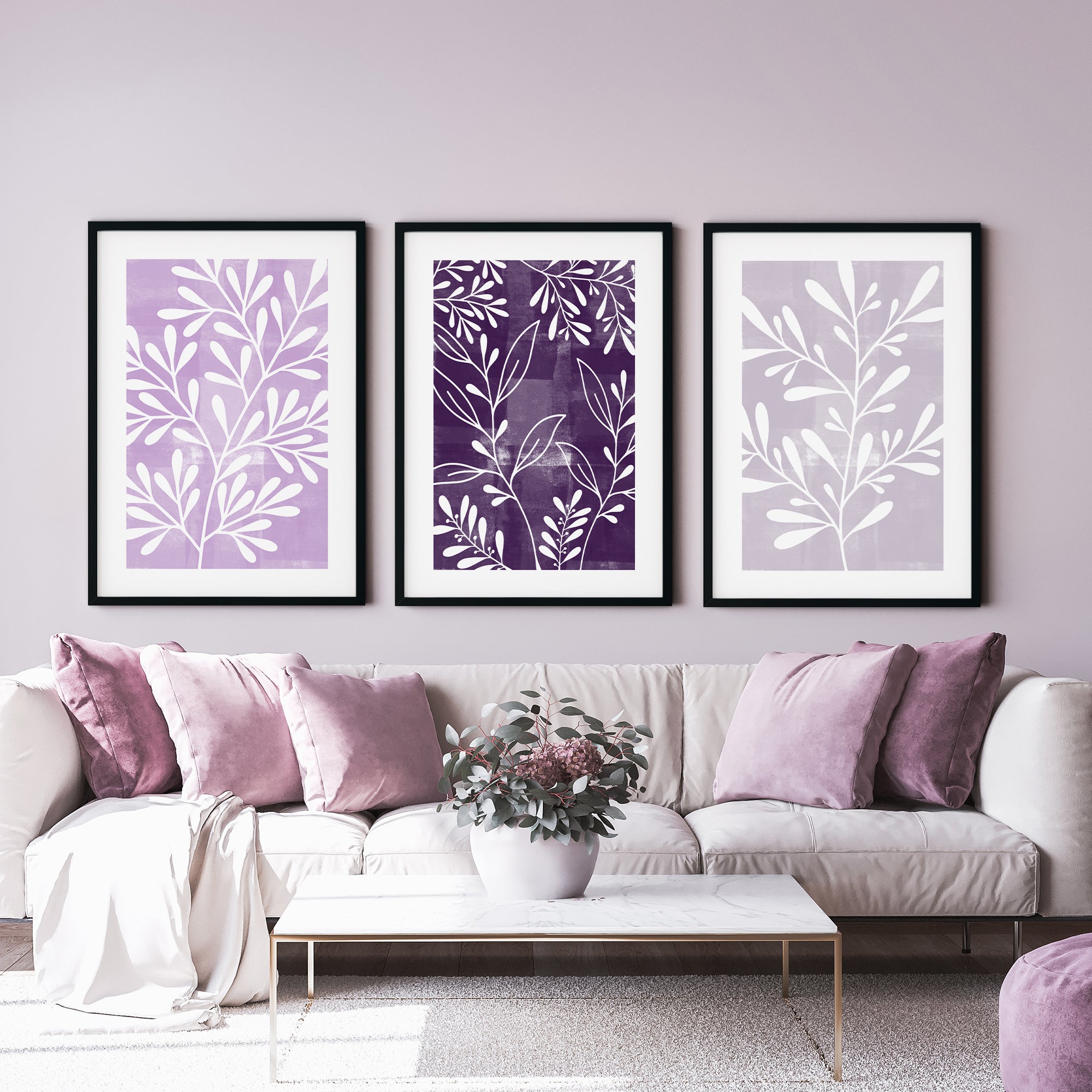 Purple Wall Art, Purple Wall Decor & Wall Prints - The Wall Habitat